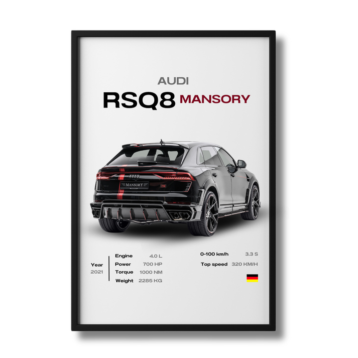Audi - RSQ8 Mansory – WallPoster